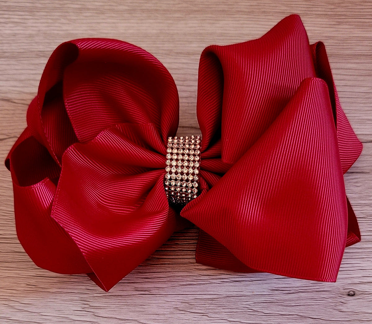 Scarlet Red Bow – Swanky Tots