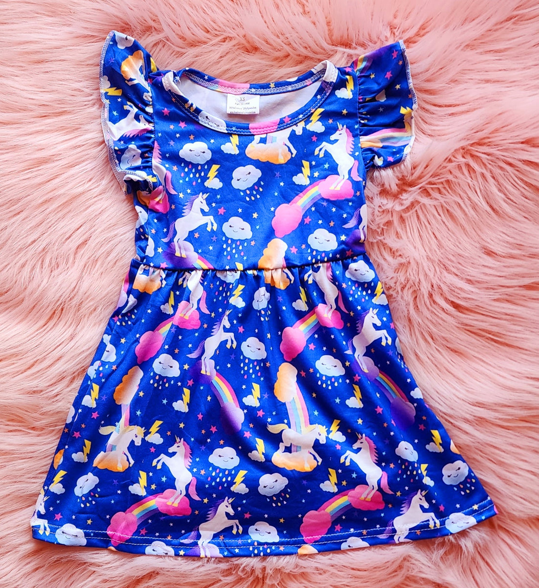Unicorn Pearl Dress – Swanky Tots